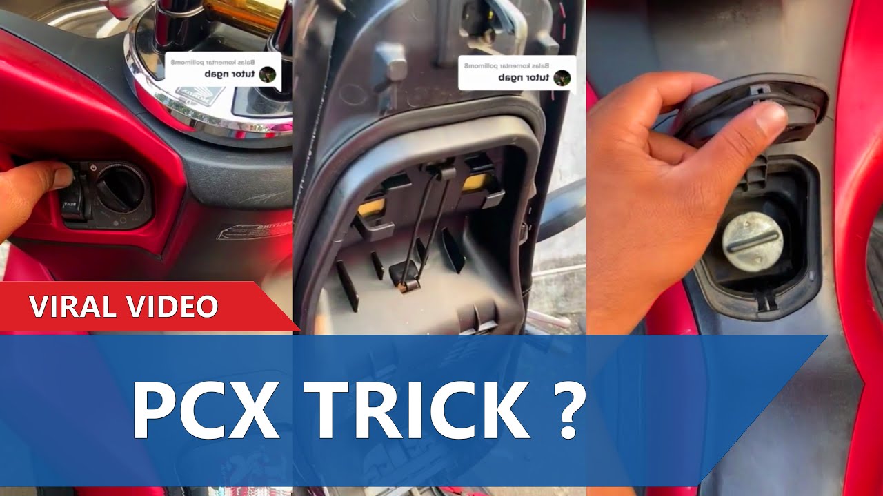 Here's a trick so that the PCX gas tank cap can be opened again - YouTube