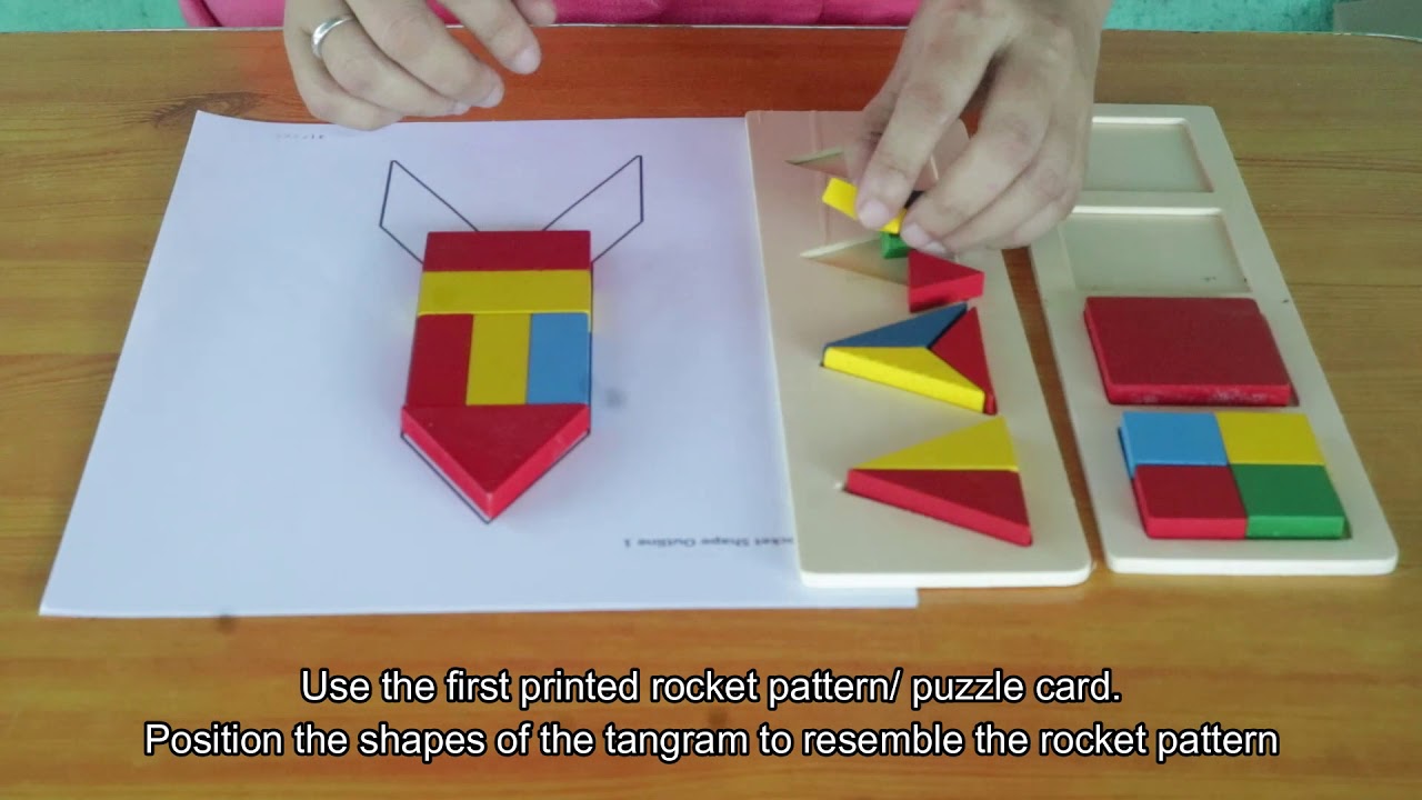Make a Tangram Rocket - DIY - YouTube