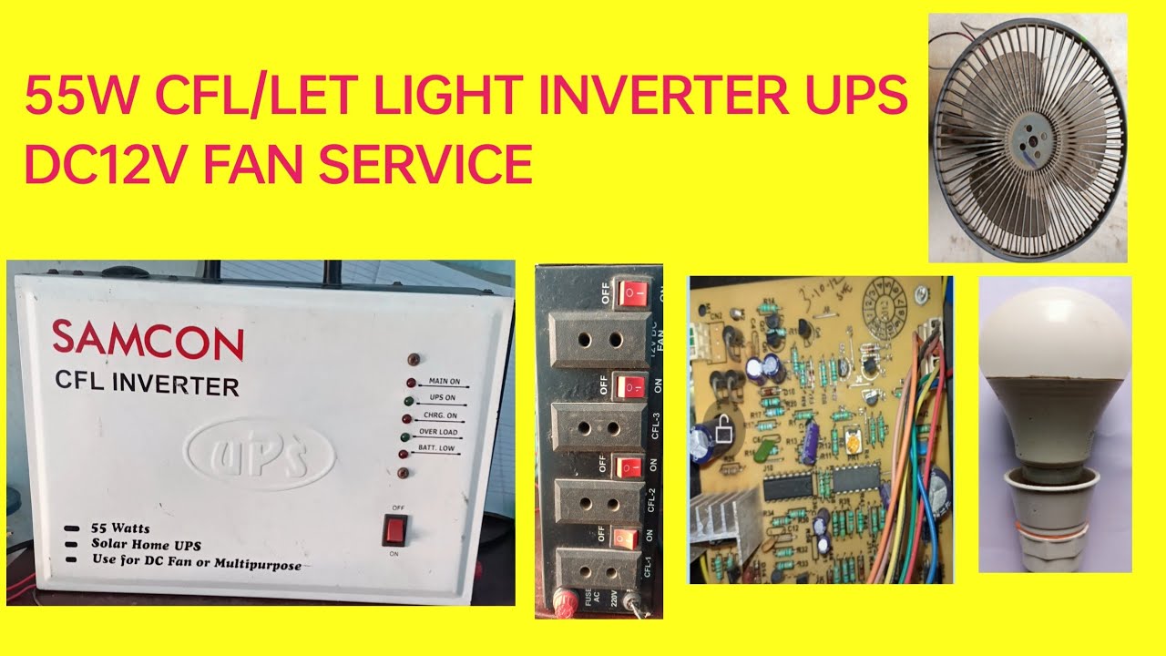 GP ELECTRONICS 360 | 55 W CFL / LED LIGHT , DC 12 V FAN , INVERTER AND ...