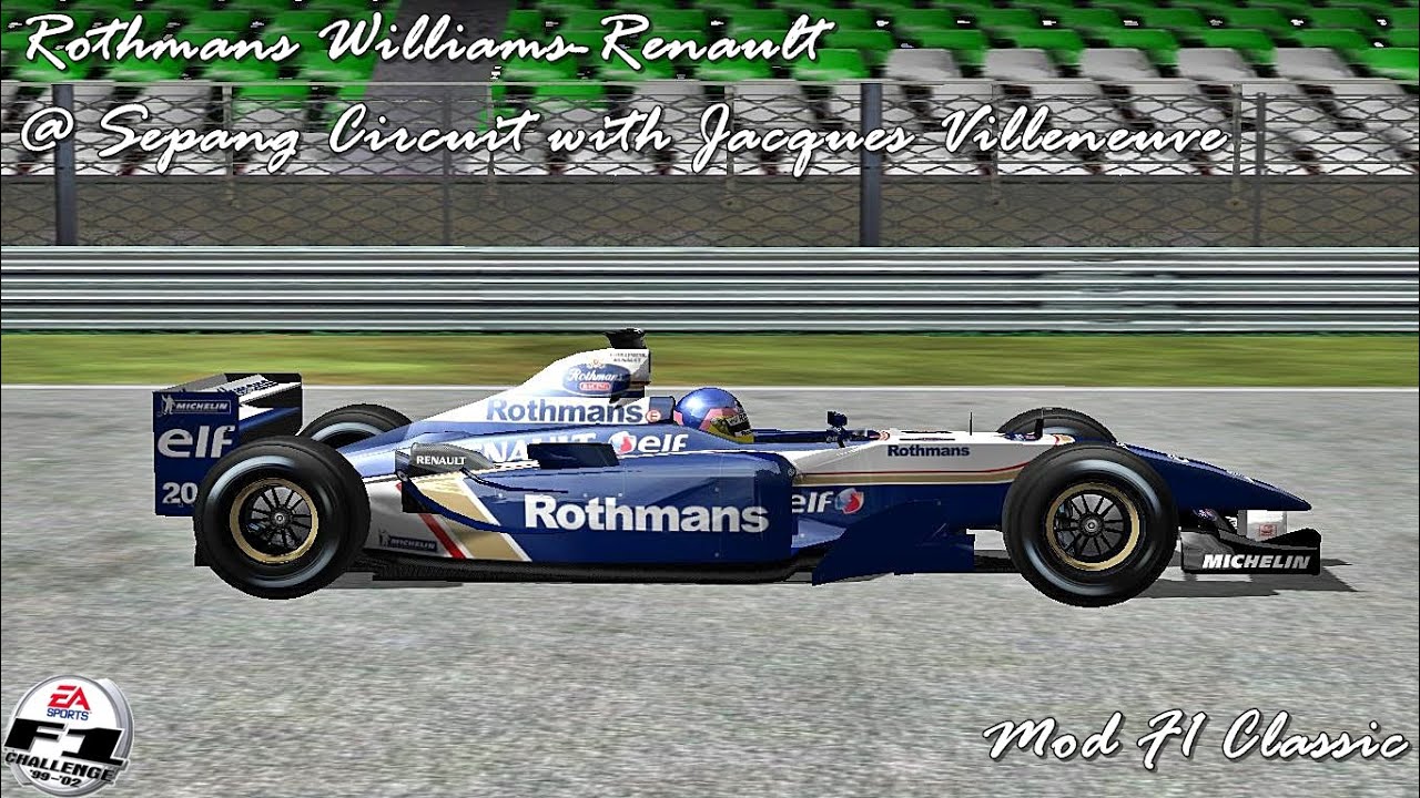 [F1C] Rothmans Williams-Renault @ Sepang Circuit with Jacques ...