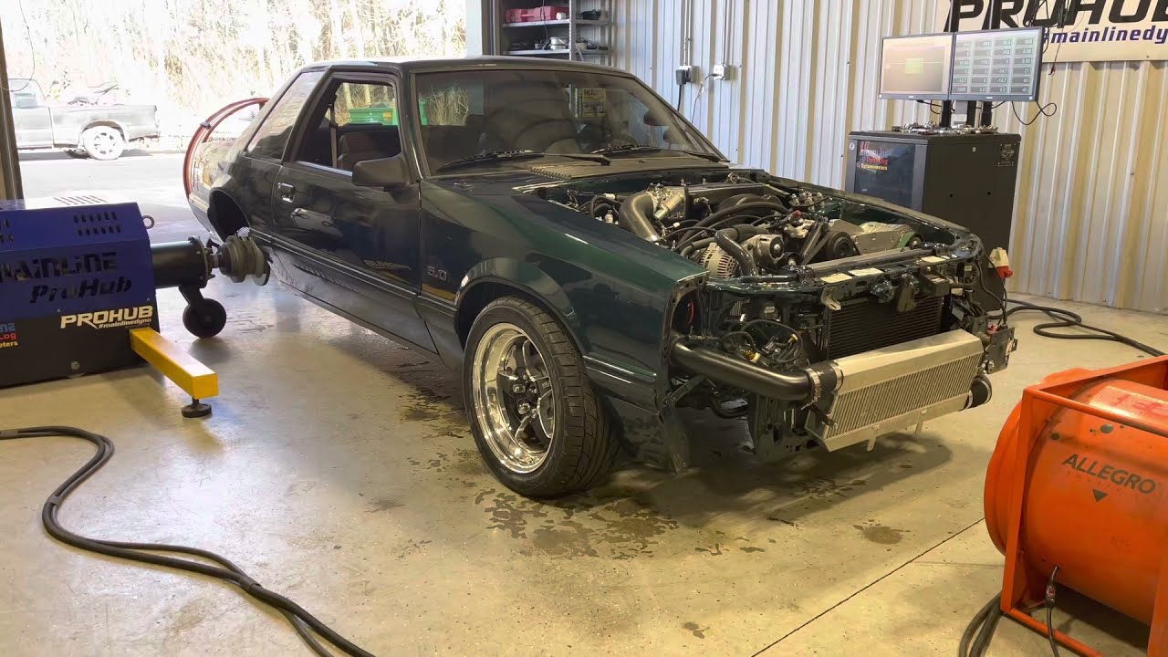Procharged 363 Mustang Foxbody - YouTube