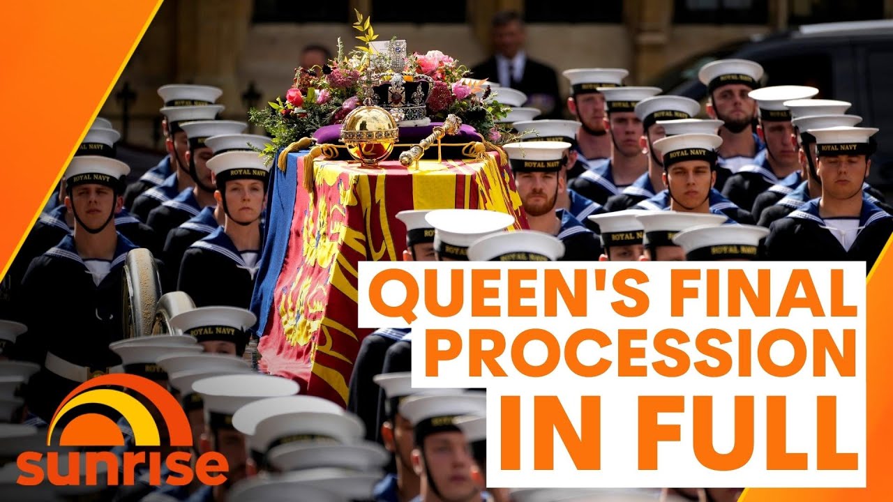 The Queen’s Final Funeral Procession IN FULL, from Westminster Abbey to ...