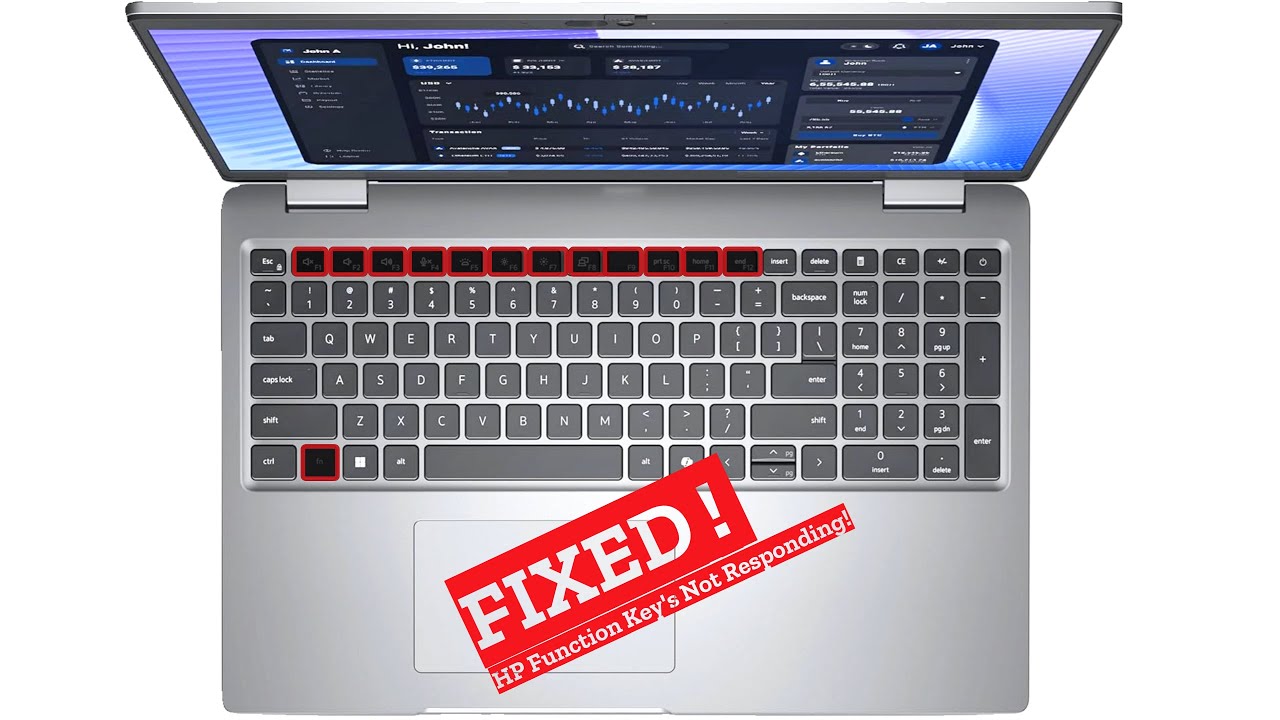 FIXED! HP Laptop Function Key Not working? Try This Simple Fix! - YouTube