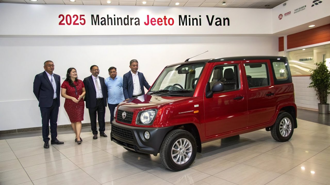 Launched officially! 😲 New 2025 Mahindra Jeeto Mini Van finally ...