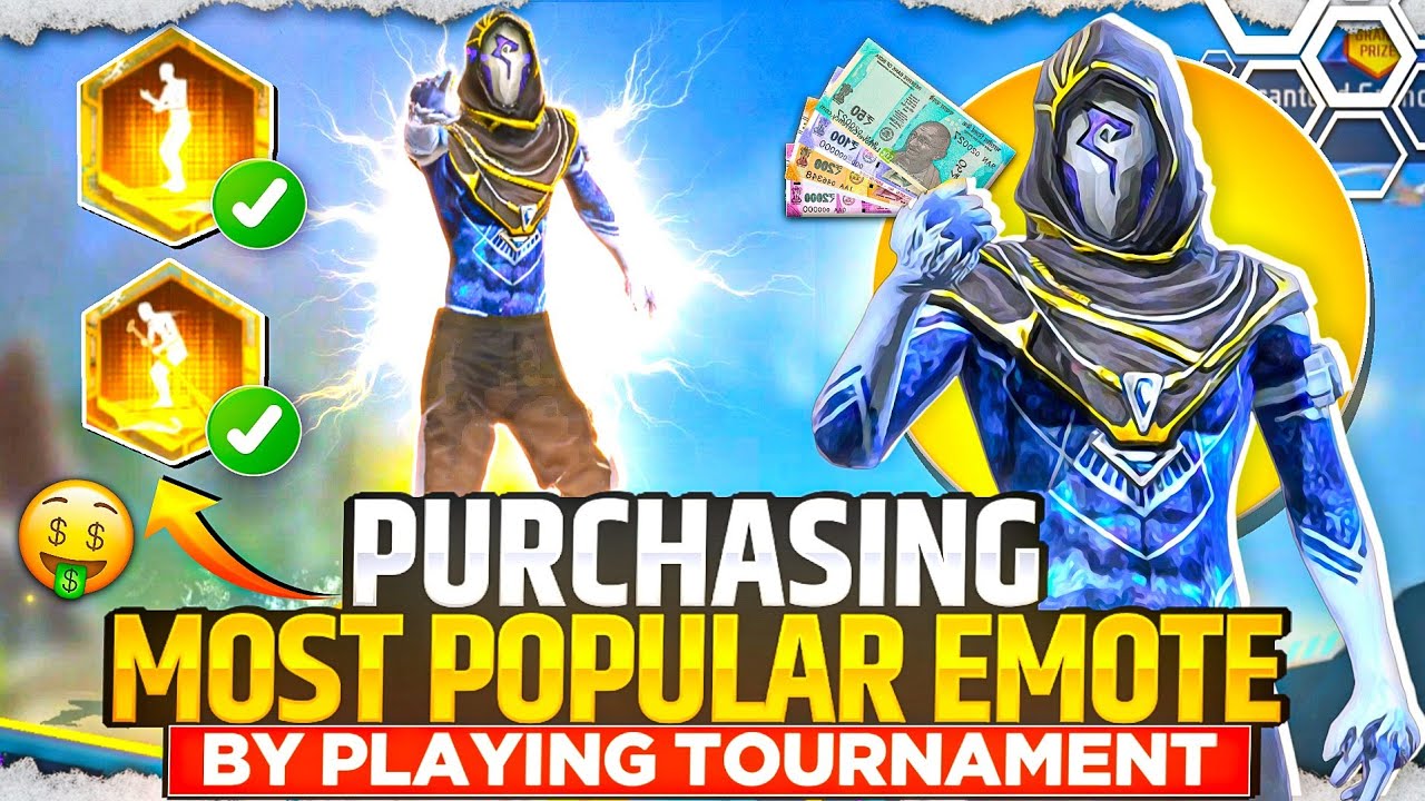 Purchasing Most Popular Emote 💰| Playing Tournament - YouTube