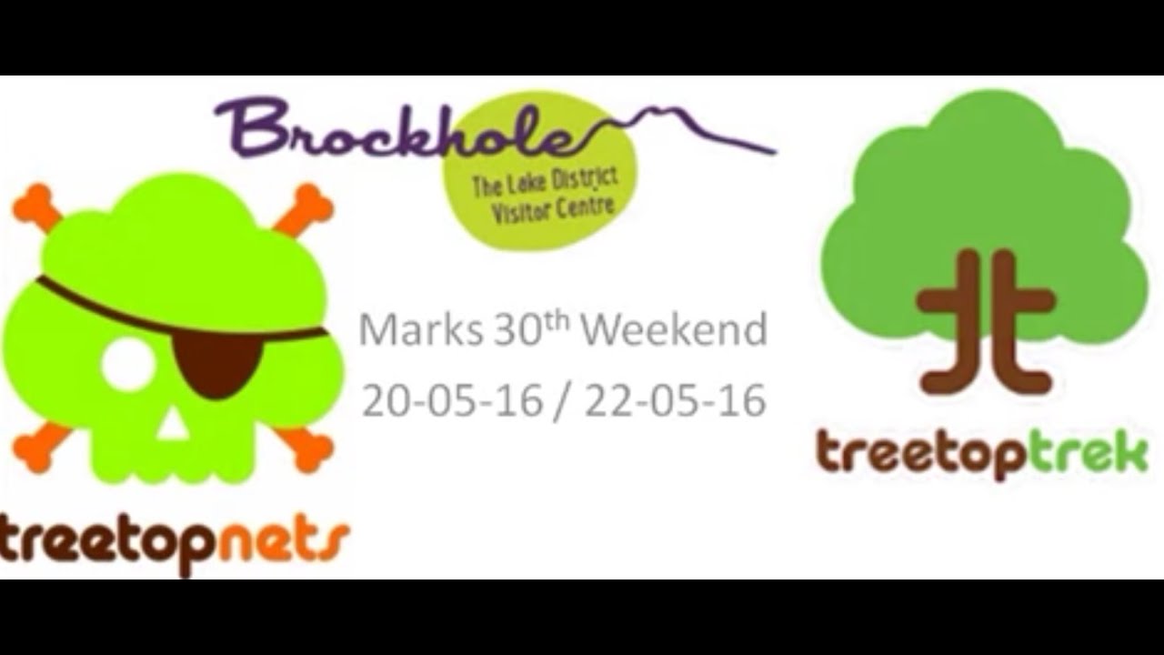 Tree top trek Brockholes windermere lake district - YouTube