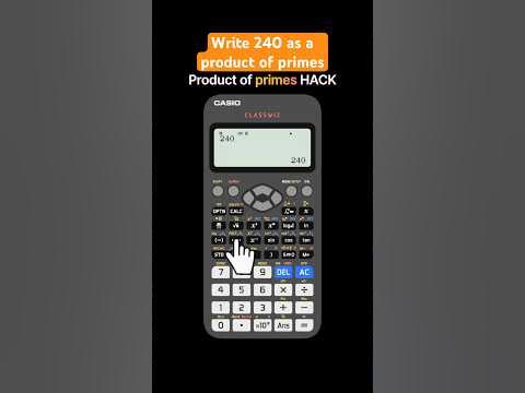 Write ANY NUMBER as a Product of primes! CALCULATOR HACK - YouTube