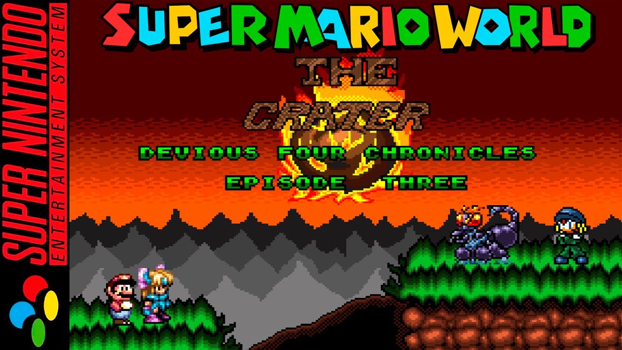 Super Mario World:The Devious Four Chronicles 3 The Crater - YouTube