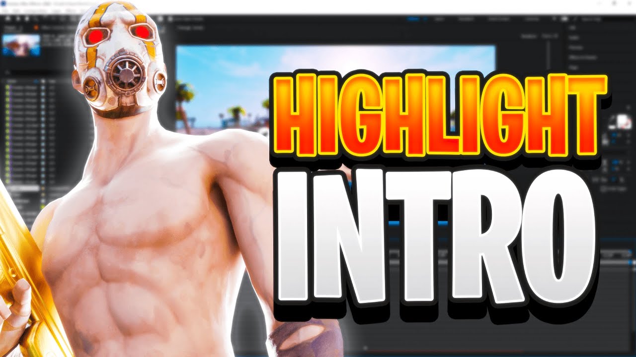 How to make the *intro* to a Fortnite Highlights! - YouTube