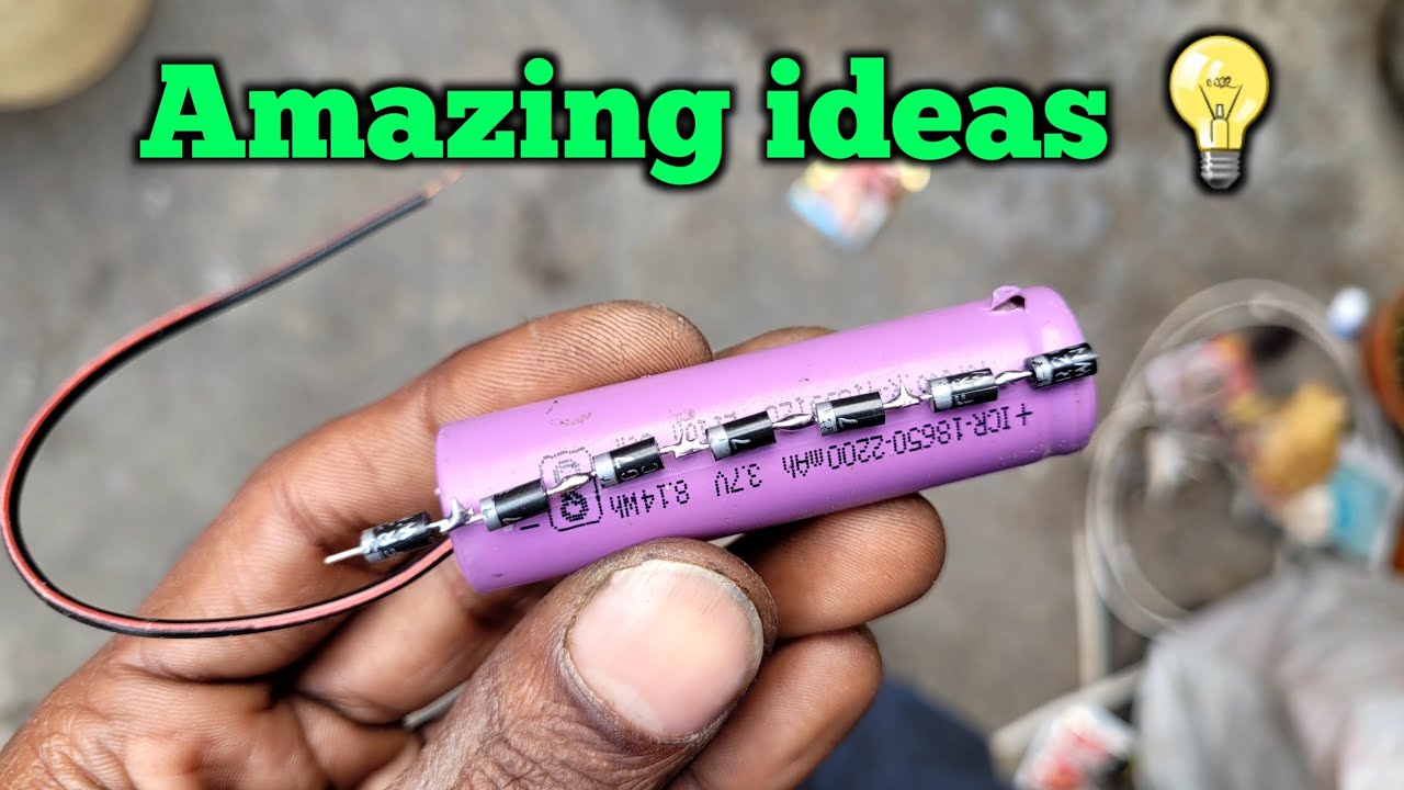 Lithium Battery Diode parallel || Fr207 Diode || li-ion Battery ...