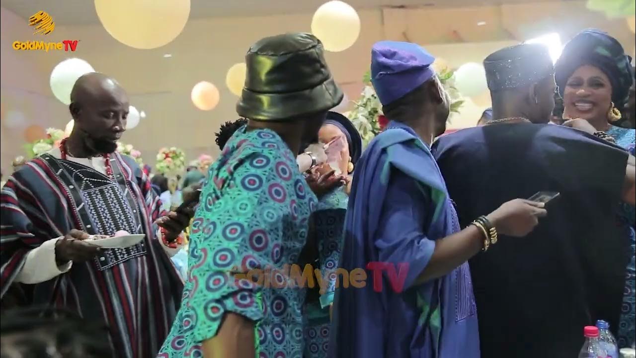 JIGAN BABA OJA, AFEEZ OWO & MUYIWA ADEMOLA LIGHTS UP CEREMONY WITH SLEEK DANCE STEPS - YouTube