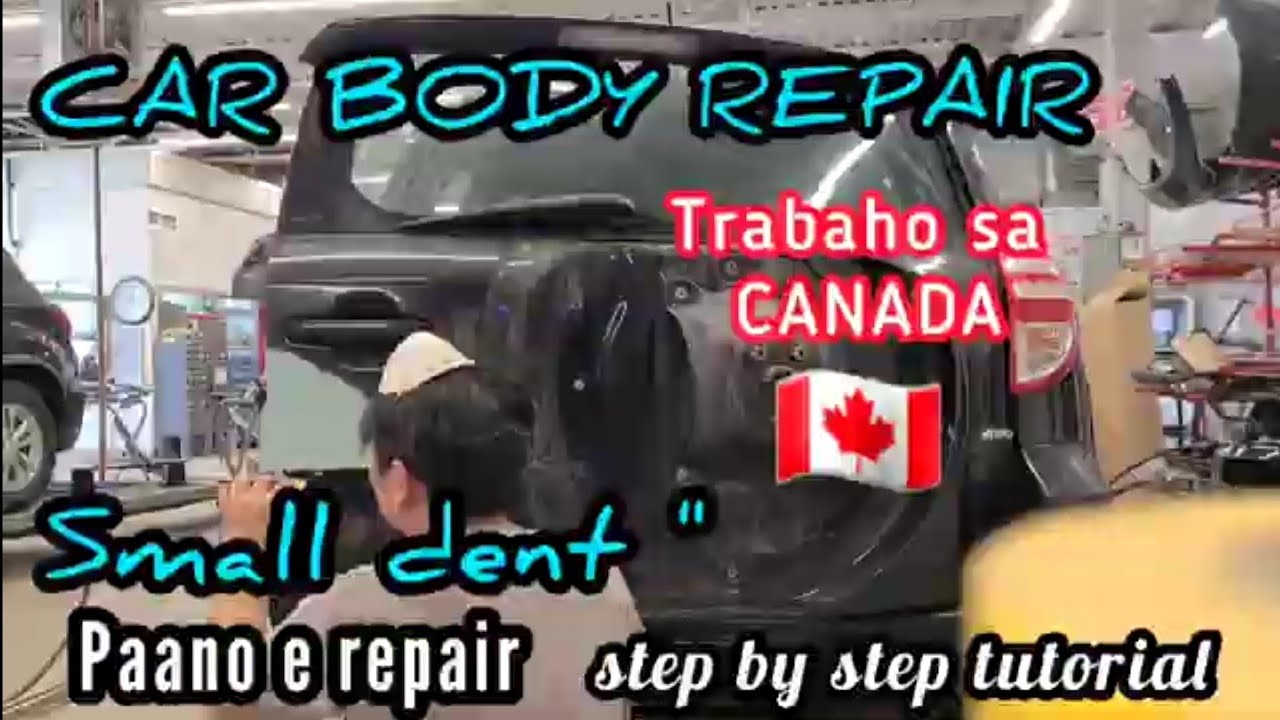 repairing back panel ng Toyota rav4,rear bumper | Car body Repair ...