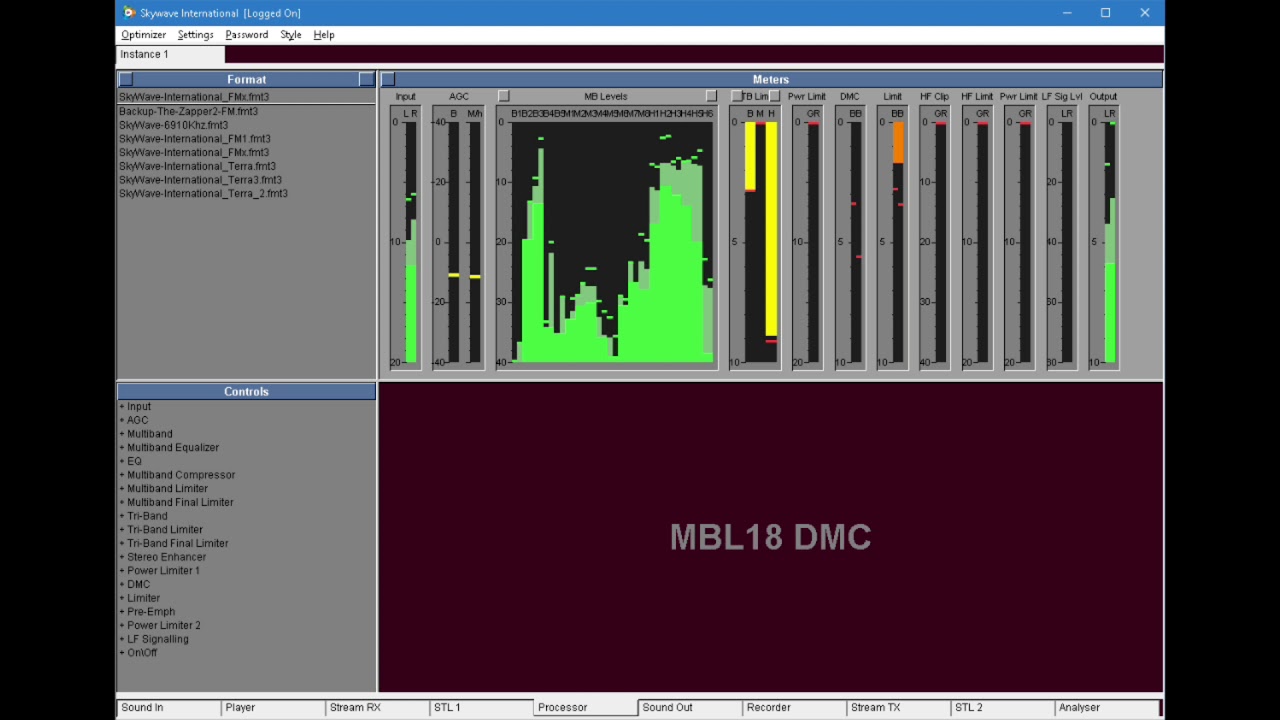 Radio Optimizer - MBL18 Audio Processor - YouTube