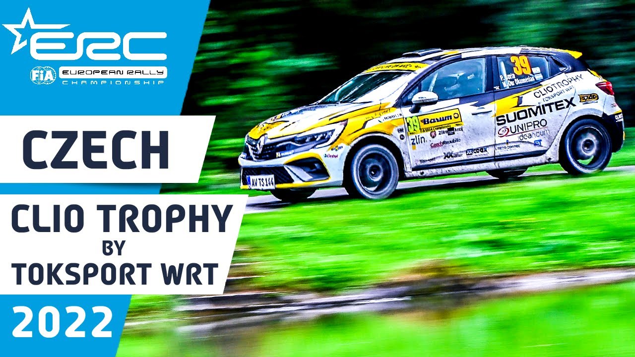 ERC Clio Trophy by Toksport WRT | ERC Barum Czech Rally Zlín 2022 - YouTube