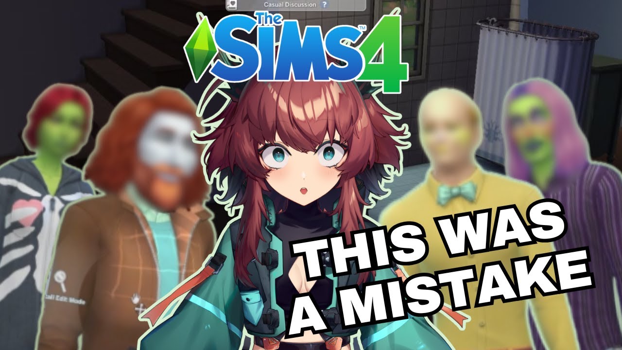 Sims Mod Basement Pt 1: VTuber Creates Her Mods in The Sims - YouTube