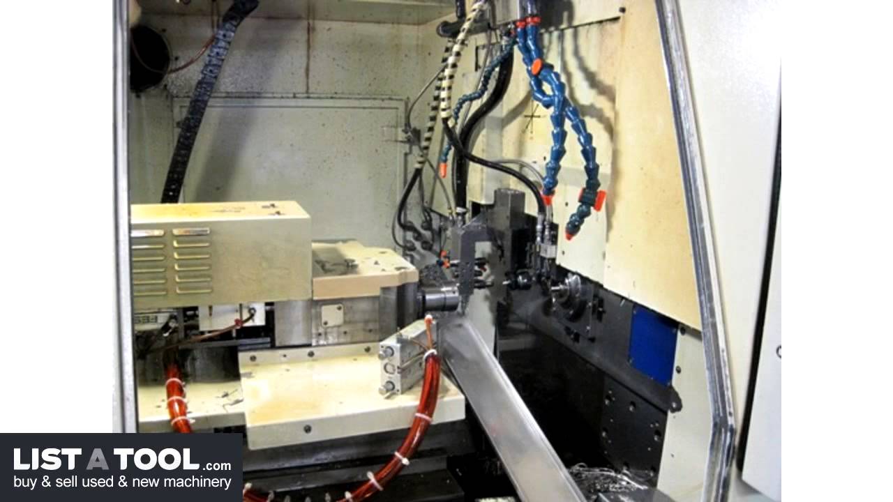 Maier ML32A Swiss Type CNC Automatic Screw Machine - YouTube