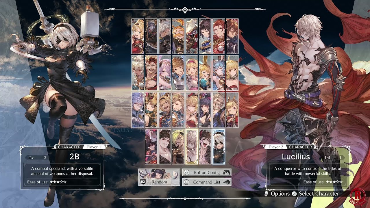 Granblue Fantasy Versus: Rising - All Characters & Stages + DLC (2B) *Updated* - YouTube