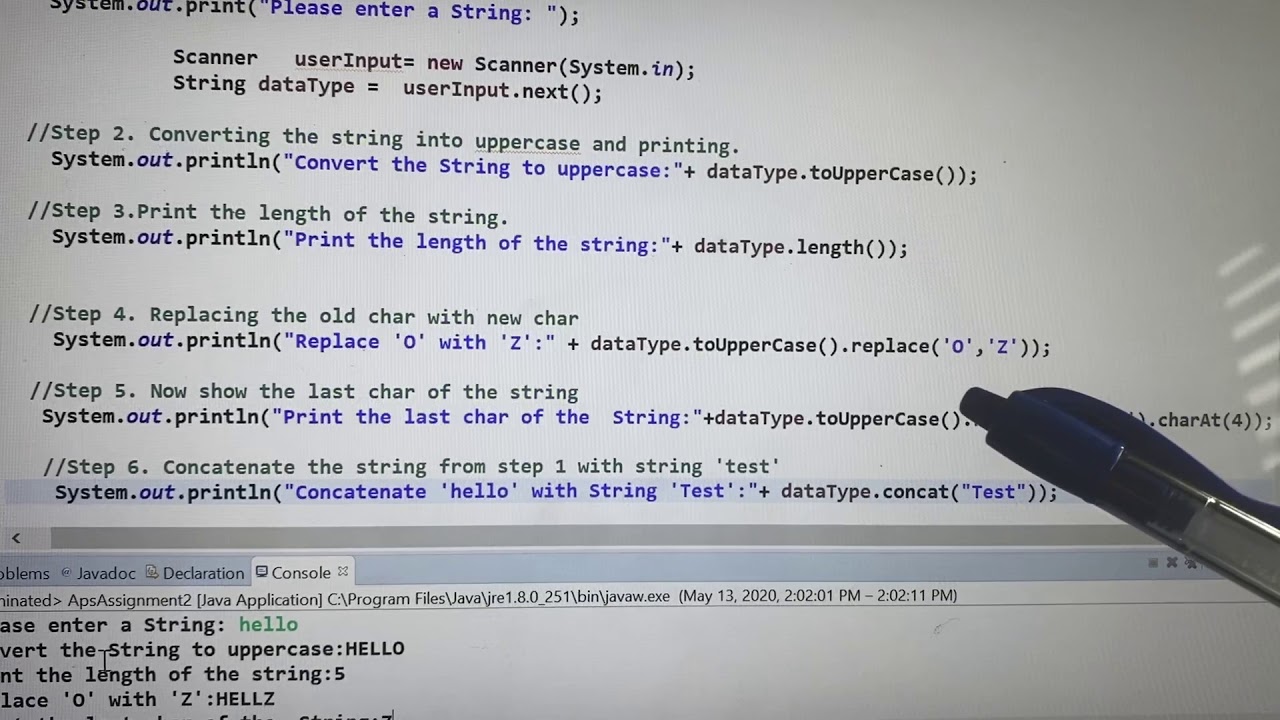 Java Assignment2 Youtube