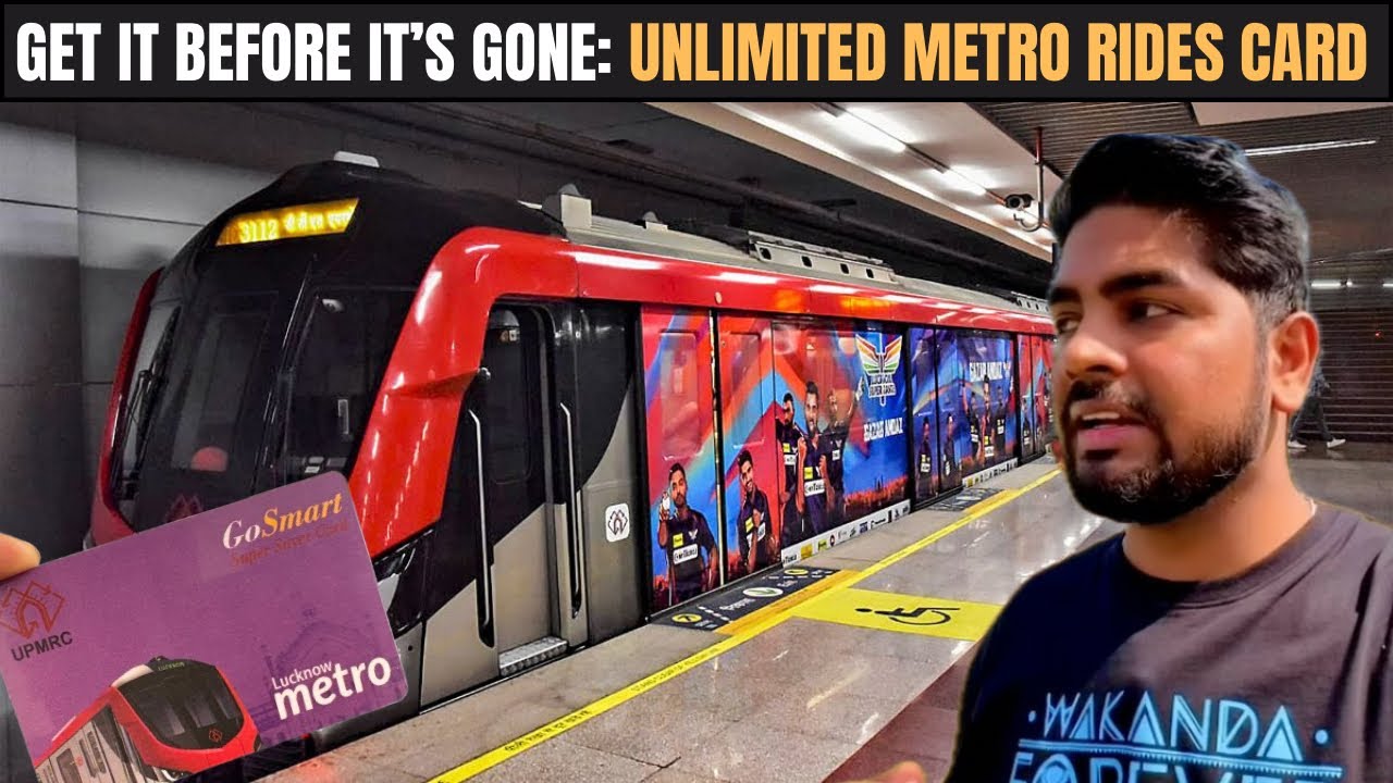 FINALLY UNLIMITED METRO RIDES ARE BACK!😍 (Save THOUSANDS) Lucknow Metro ...