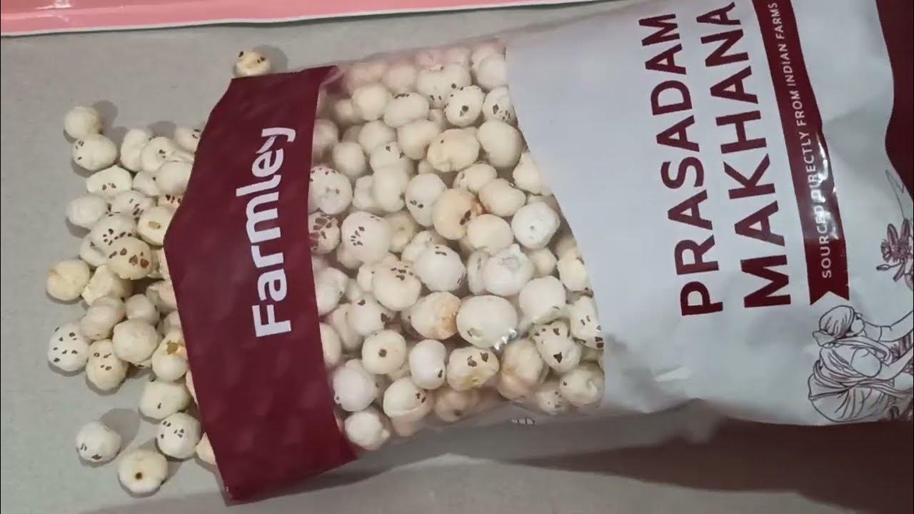 Farmley Prasadam Makhana | Fox Nuts | Lotus Seeds - YouTube
