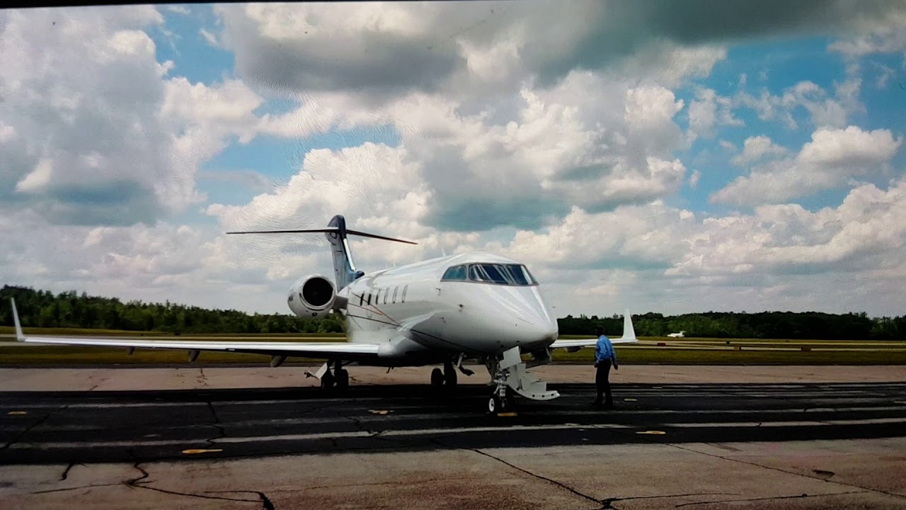 Private Jet To Caterpillar Factory In Georgia - YouTube