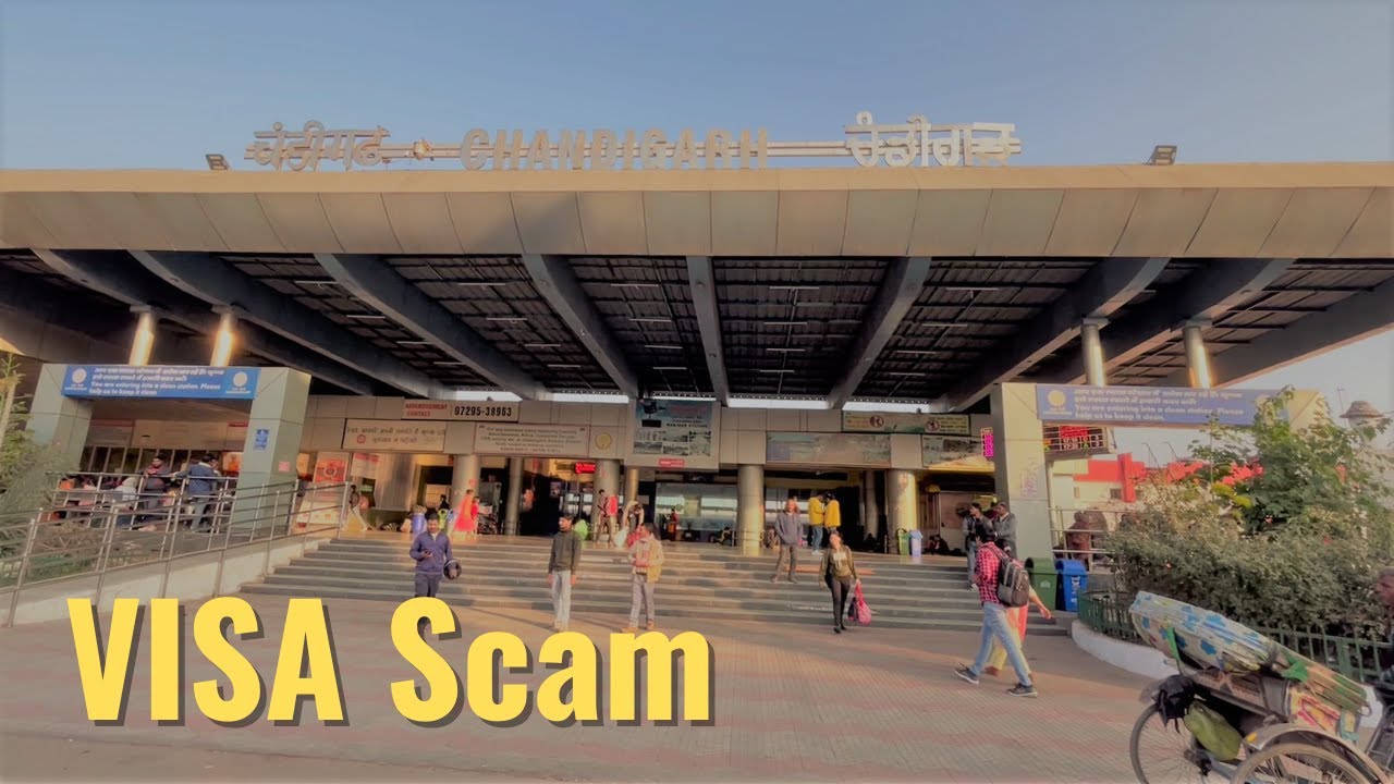 Chandigarh to Delhi | Chandigarh Visa Scam || Mohali Sector 59 || Marg ...