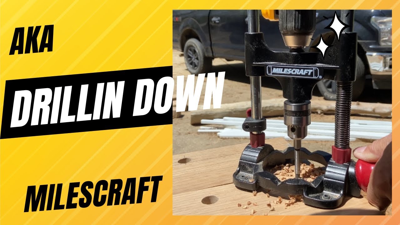 Tools For Small Shops Milescraft Portable Drill Guide - YouTube