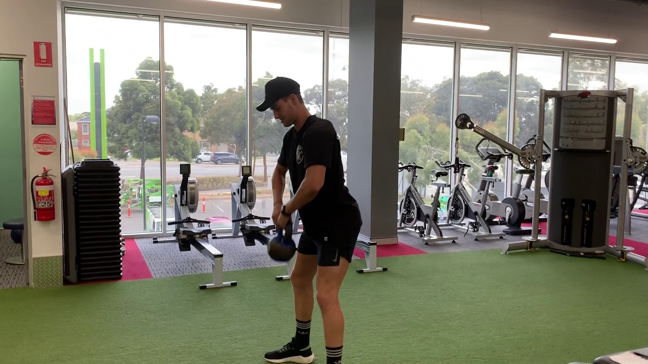 KB deadlift, high pull - YouTube