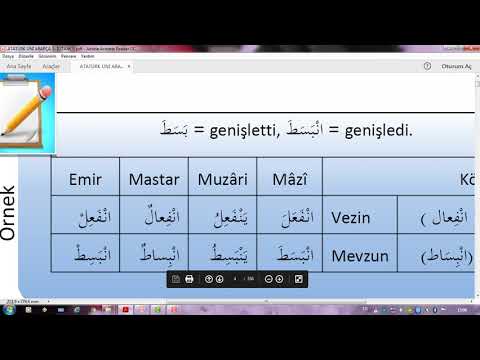 Atatürk Üni AÖF 1.Dönem  ARAPÇA 3 Kitabı 1.ÜNİTE