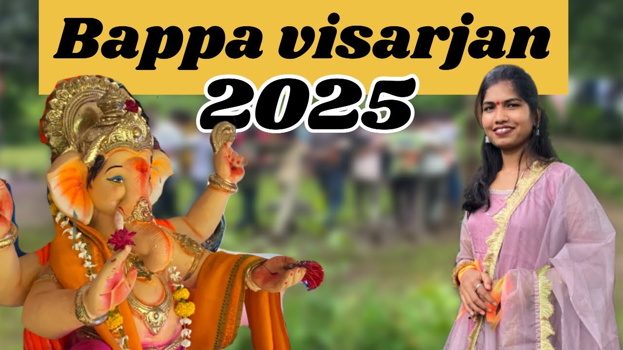 Bappa visarjan 2025/ emotional vaala time 🥹 - YouTube