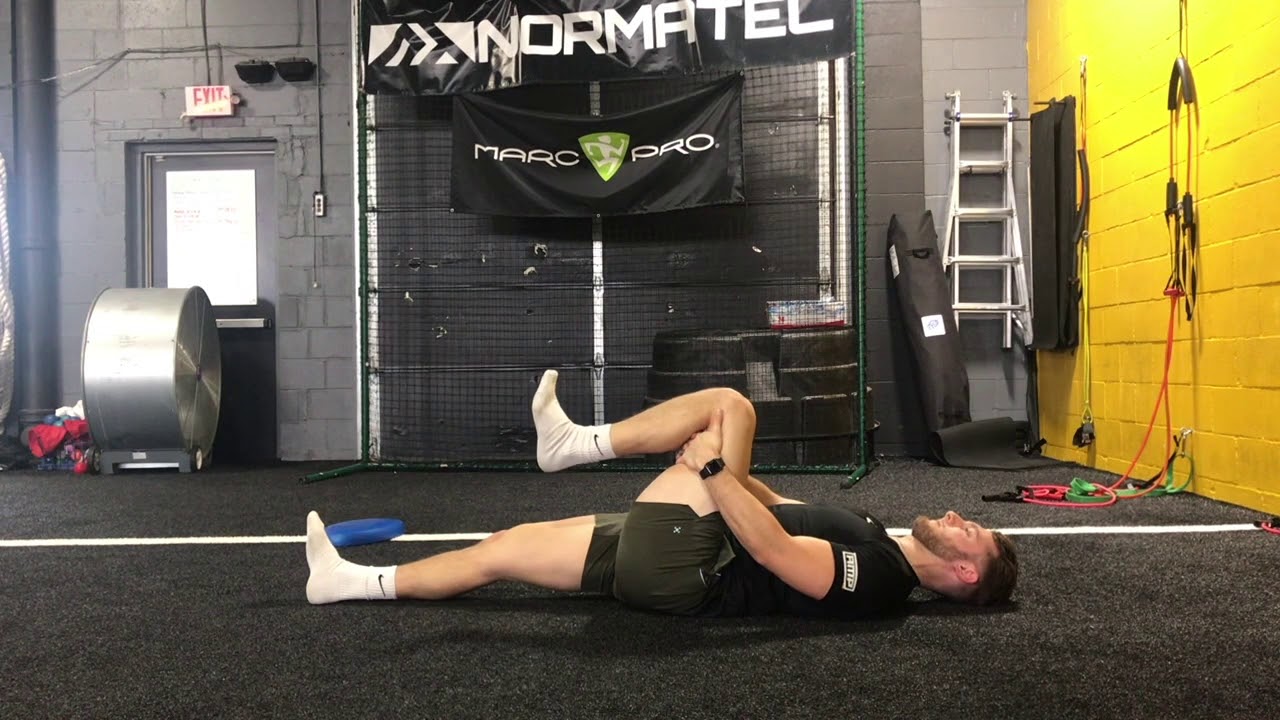 Bent Knee Hamstring Stretch - YouTube