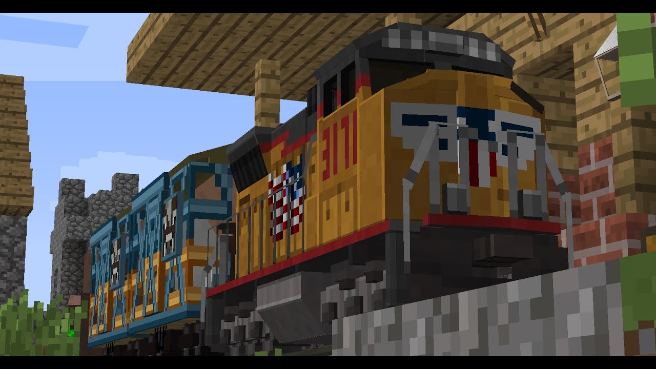 Minecraft 1.7.10 | Traincraft 4.3.0_004 | Ruta del Tren De La Aldea V2 ...