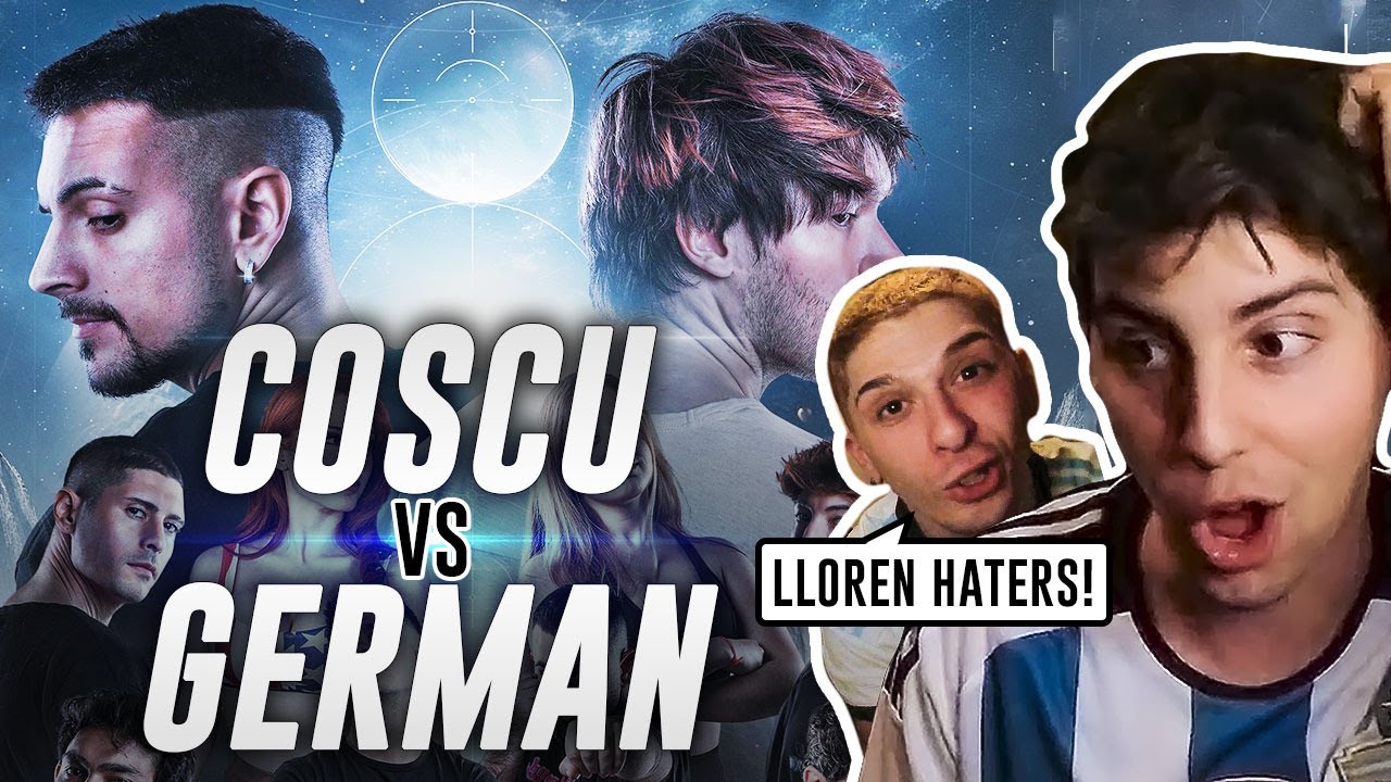 COSCU VS GERMAN VELADA DEL AÑO 3 REACCION en VIVO ! ft @Dynland - YouTube