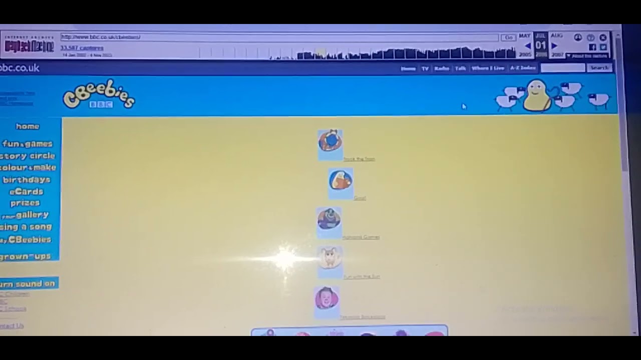 All BBC Children :CBeebies Website (2006-2007) - YouTube
