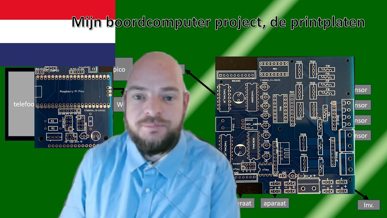 DIY boordcomputer praatje over de printplaten - YouTube