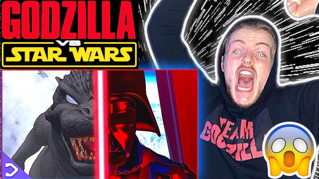 GODZILLA VS STAR WARS 3D ANIMATED DEATH BATTLE REACTION - YouTube