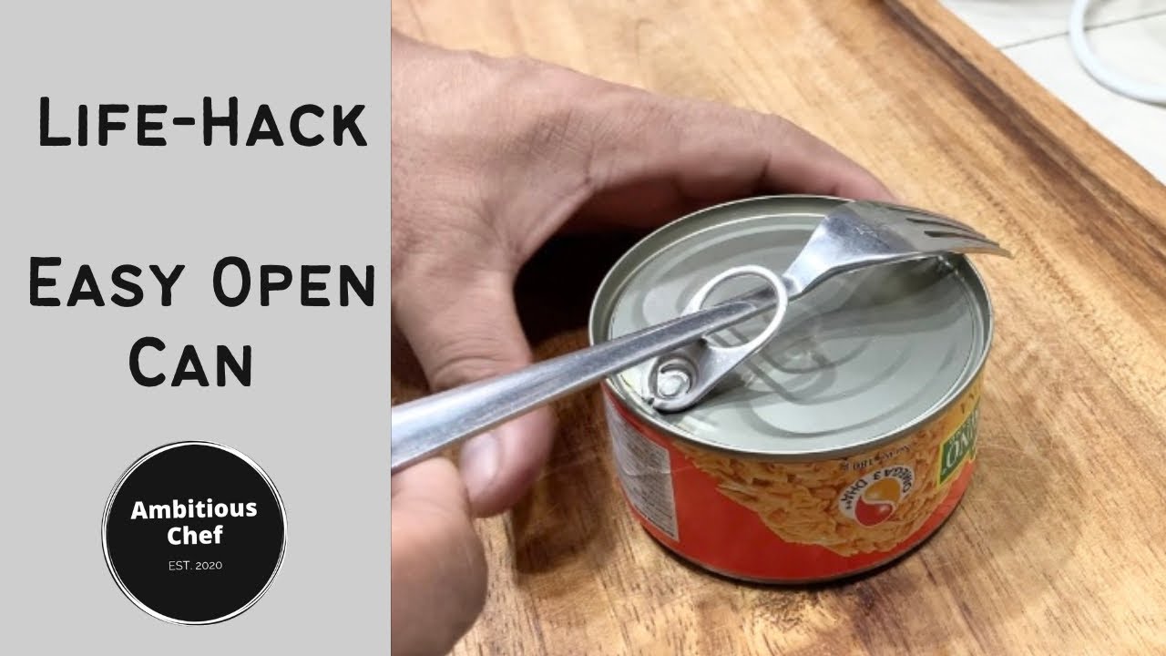 Life-hack | Easy Open Can - YouTube