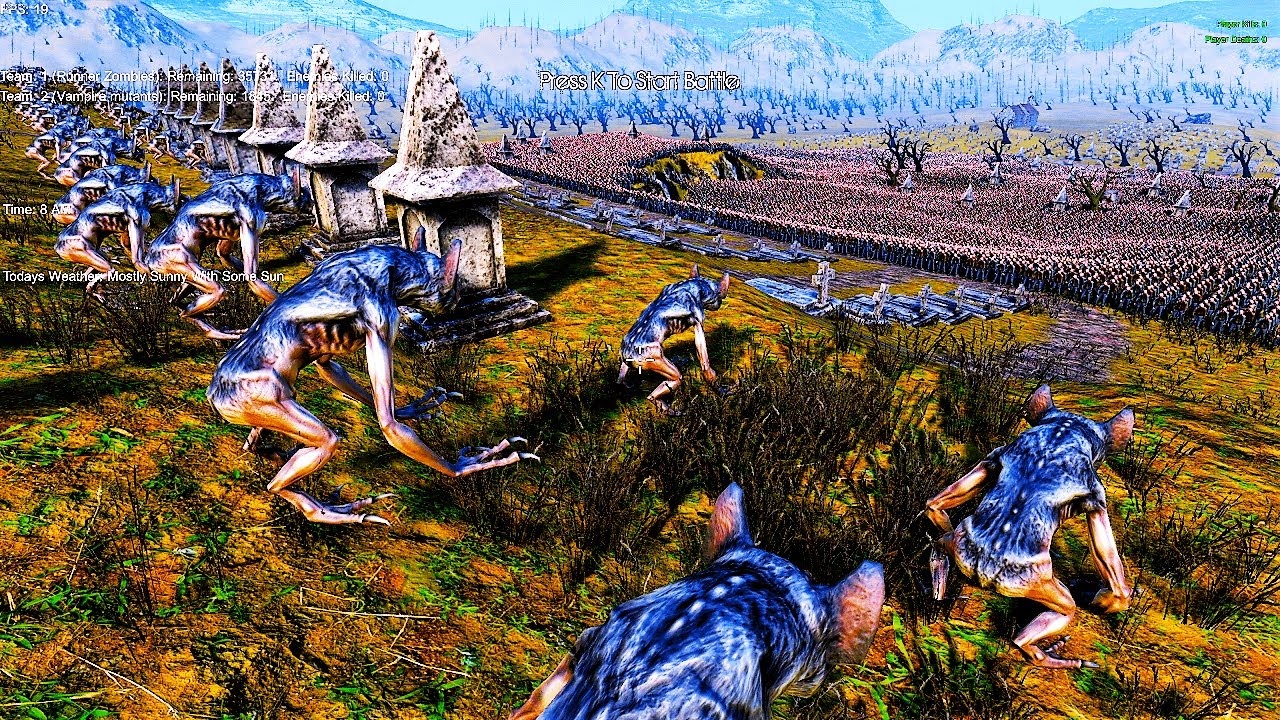 Zombies Vs Vampires - Humanity on the Line | Ultimate Epic Battle ...