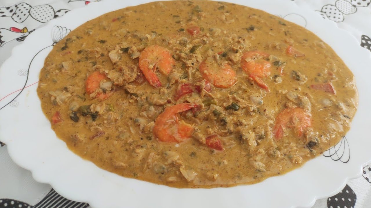 Mariscada com camarões,ao molho de coco, verdadeira delícia façil de ...