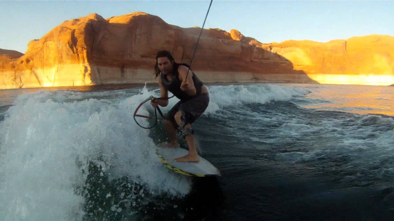 Lake Powell surf sesh - YouTube