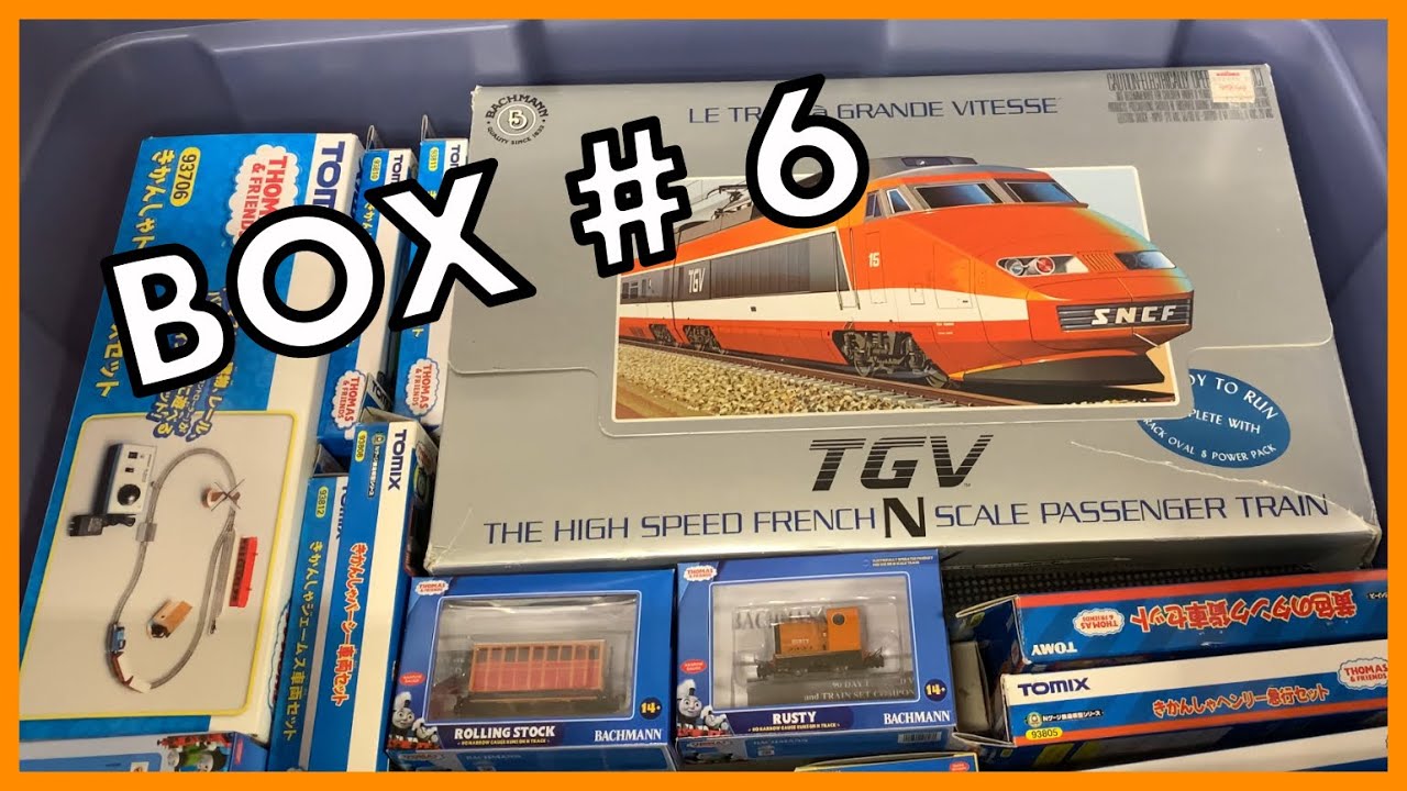 My Train Collection - N Scale Trains Box #6 - YouTube