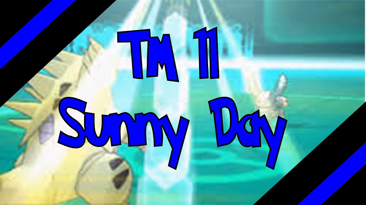 How To Get TM 11 - Sunny Day In Omega Ruby and Alpha Sapphire (Oras ...