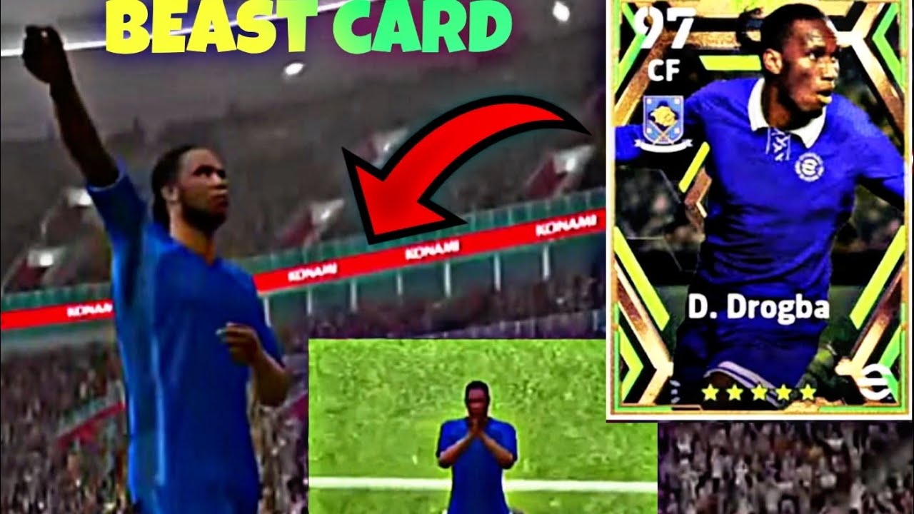 Drogba epic card special CELEBRATION || The BEAST CARD of ...