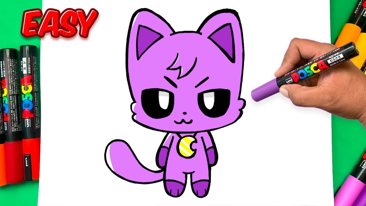 🎨 How to Draw CUTE Little Catnap from Poppy Playtime | Step-by-Step ...