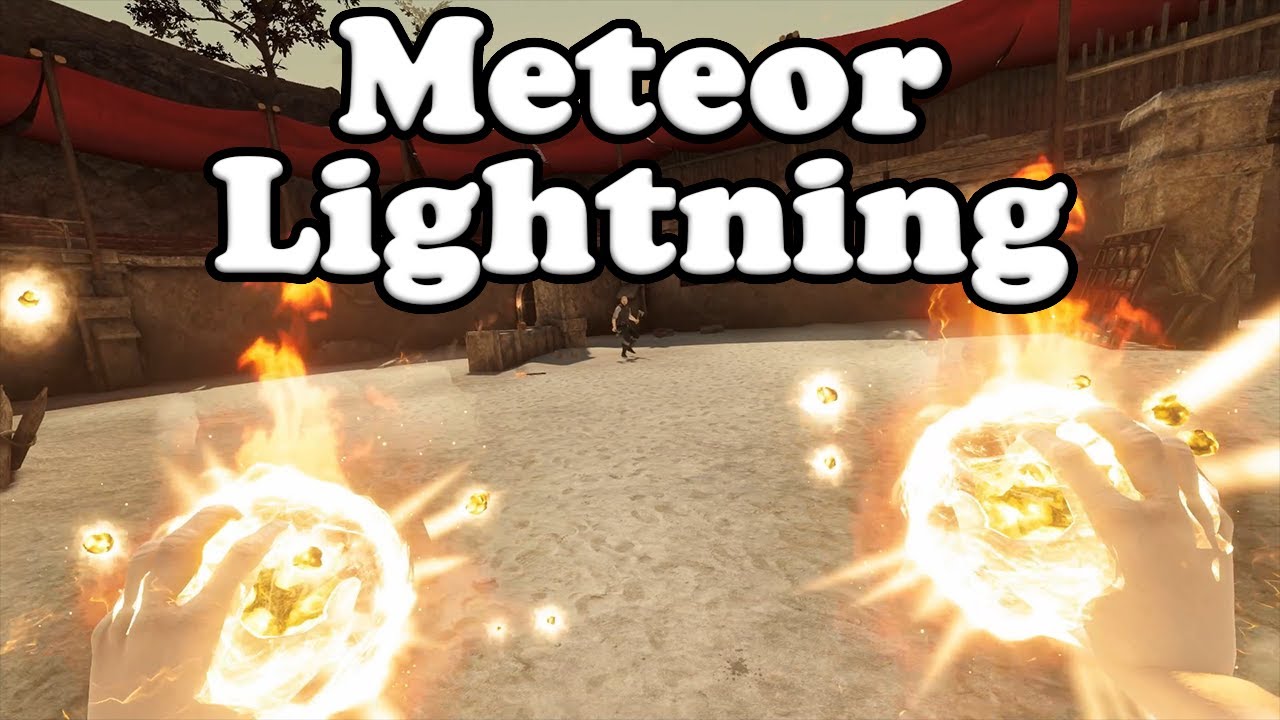 Meteor Lightning Beam Spell Mod Showcase | Blade and Sorcery U11.4 Beta ...
