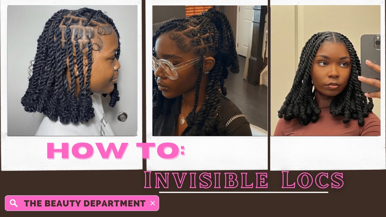 INVISIBLE LOCS!! 💞| (Over 6 methods to try!!) | TRENDING TIKTOK ...