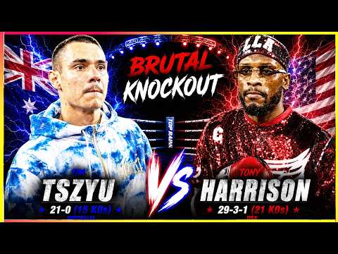 BRUTAL KNOCKOUT That Shocked The World | Tim Tszyu vs Tony Harrison