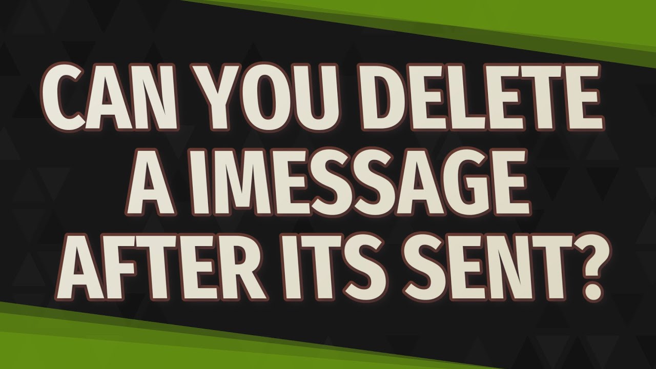 Can You Delete A IMessage After Its Sent YouTube can-you-delete-a-imessage-after-its-sent-youtube