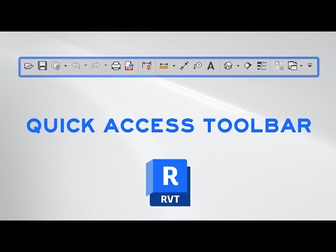 Quick Access Toolbar In Revit 2023 - Revit User Interface - YouTube