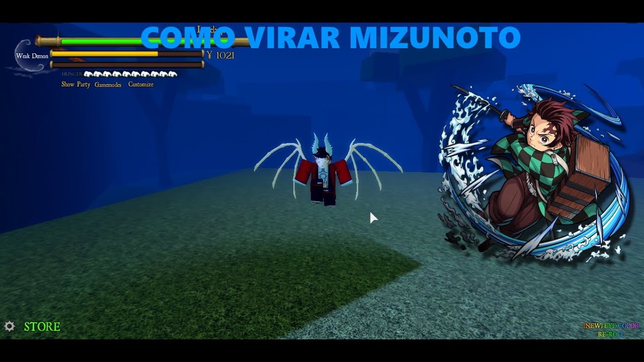 Como Virar Mizunoto E Pegar A Nichirin No Demon Slayer Rpg 2 Roblox Youtube